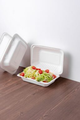 9 x 6 Compostable Hoagie Clamshell | Greenprint